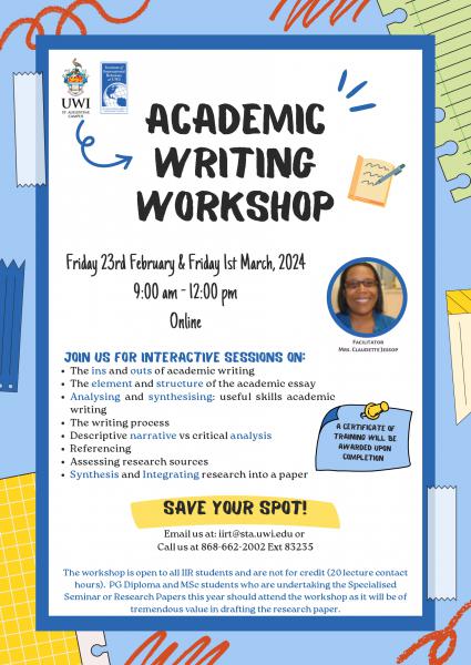 Academic Writing Workshop 2024 | Institute of International Relations